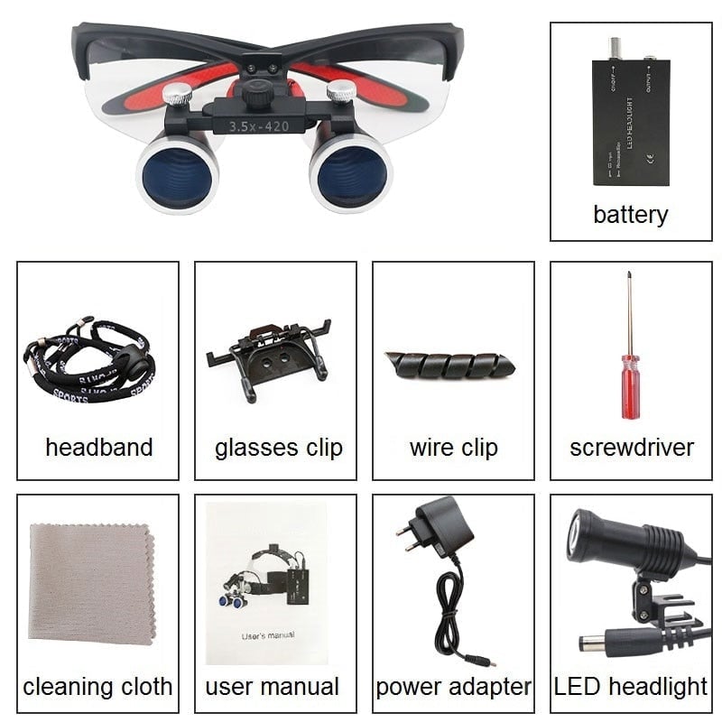 Professional Dental Loupe Set - Cowaudio