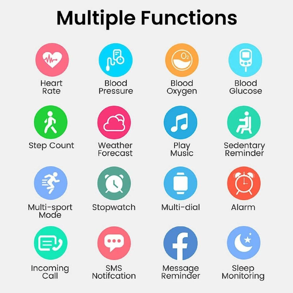 F57L Blood Glucose Monitoring Watch | Needleless Glucose Monitor - Cowaudio