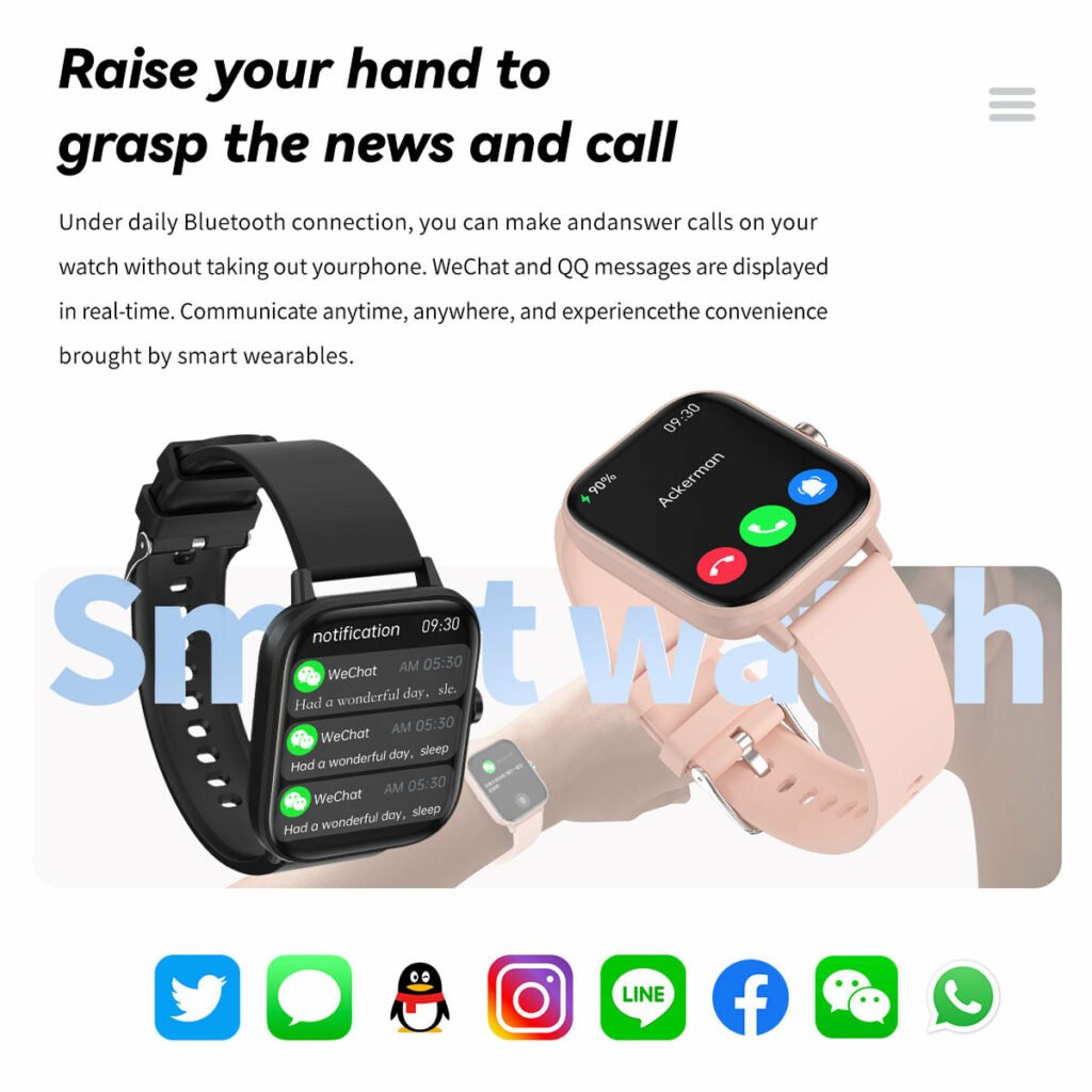 Blood Glucose Monitoring Smartwatch. Smart Watch for Non-Invasive Blood ...